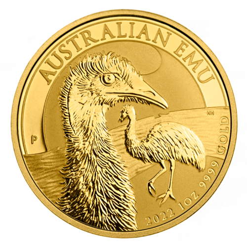 1 oz Emu 2022 Australia Gold Coin - FLORINUS