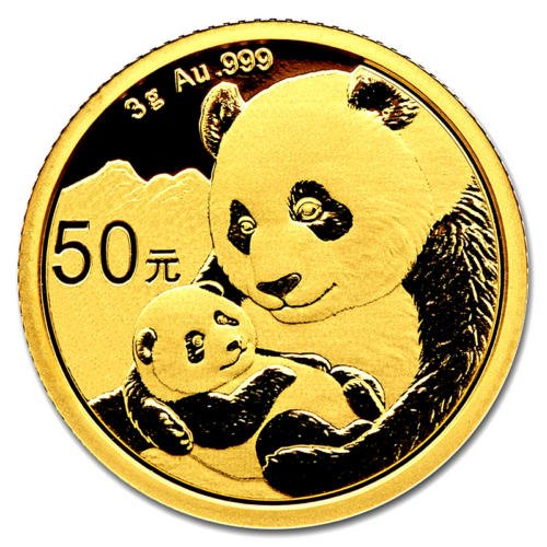 3 g. Panda 2019 China 50 yuan Gold coin! - Florinus.bg