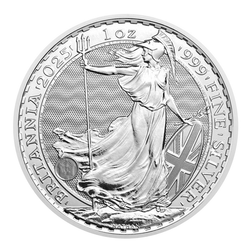 1 унция Британия 2025 Чарлз III Сребърна монета! - Florinus.bg
