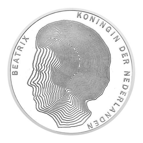 50 guilders Queens of the Netherlands 1990 Netherlands silver coin ...