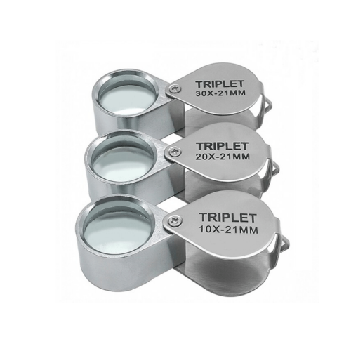 Бижутерска лупа Triplet (30/20/10x)! - Florinus.bg