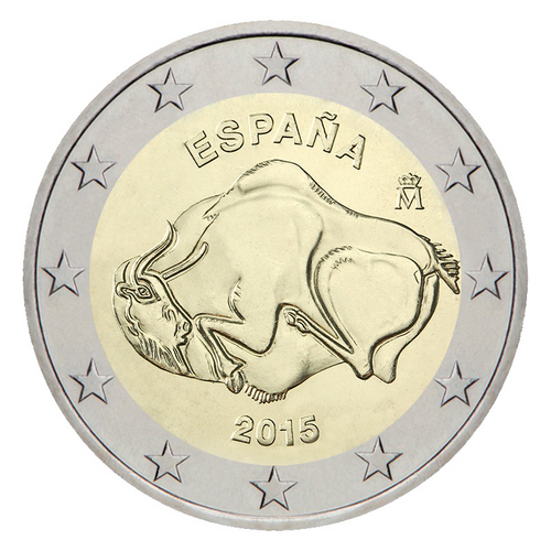 2015 Spain Altamira 2 euro coin - Florinus.bg