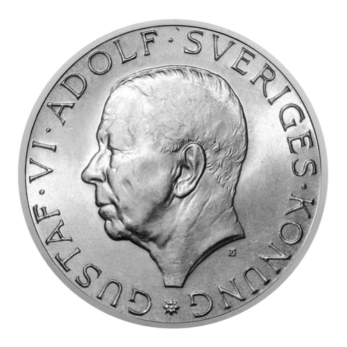 10 Kronų Gustavo VI jubiliejus Švedijos sidabrinė moneta! - Florinus.bg