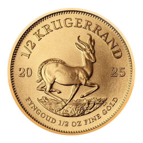 1/2 oz Кругерранд 2025 Южна Африка Златна монета - Florinus.bg