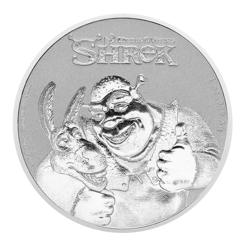 1 oz Shrek and Donkey 2021 Niue Silver Coin - FLORINUS