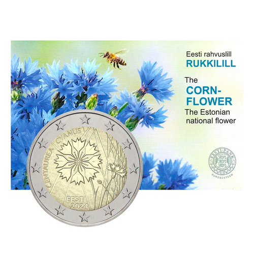 2024 Естония Ръждивец 2 евро монета! - Florinus.bg