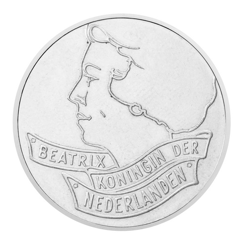 50 guilders Maastricht Treaty 1994 Netherlands silver coin - FLORINUS