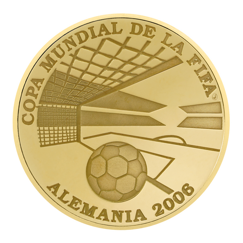 25 Pesos FIFA World Cup Cuba 2004 Gold Coin - Florinus.bg