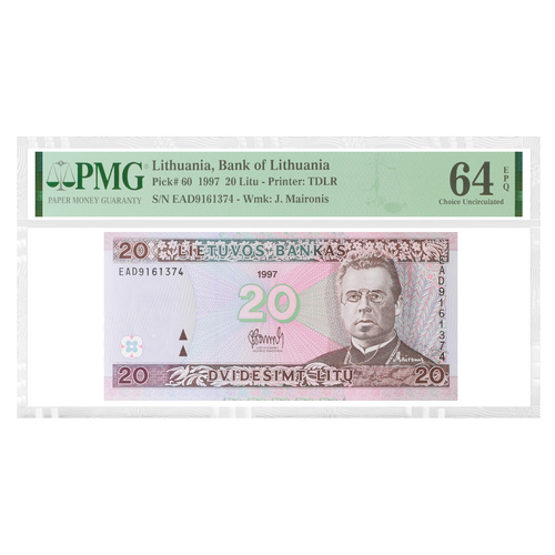 10 Litas banknote (brilliant state) - Florinus.lt - FLORINUS