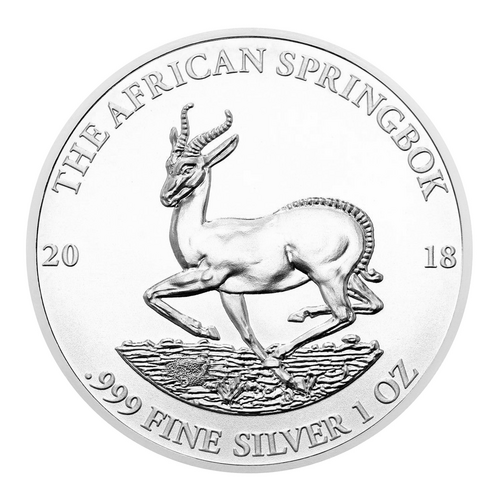 1000 Francs African Springbok Gazelle Gabon Silver Coin Mix Years ...