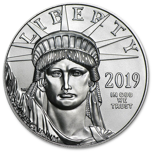 1 oz American Eagle/Liberty 2019 USA platinum coin - Florinus.bg