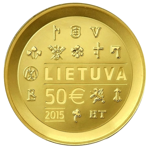 2015 Coins minting GDL Lithuania 50 euro gold coin! - Florinus.bg
