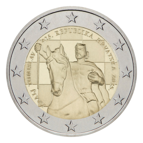 2025 Хърватия Крал Томислав 2 евро монета - FLORINUS