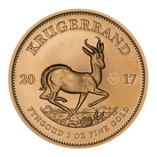 1 oz Krugerrand 2017 South Africa Gold Coin (Jubilee) - Florinus.bg