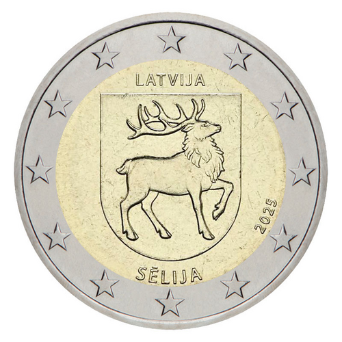 2025 Латвия Селия 2 евро монета - FLORINUS