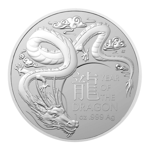 1 oz Dragon 2024 Australian silver coin - Florinus.bg