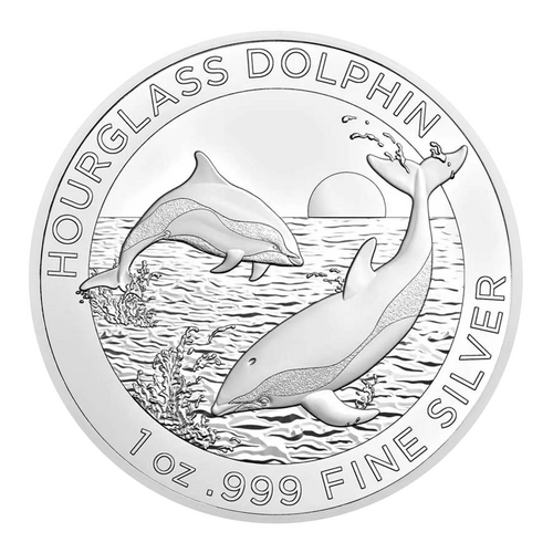 1 унция Делфин 2024 Австралийска сребърна монета - Florinus.bg