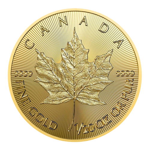 1/20 oz Canadian Maple Leaf Gold Coin Mix Years - Florinus.bg